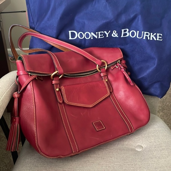 Dooney & Bourke | Bags | Dooney Bourke Red Handbag | Poshmark